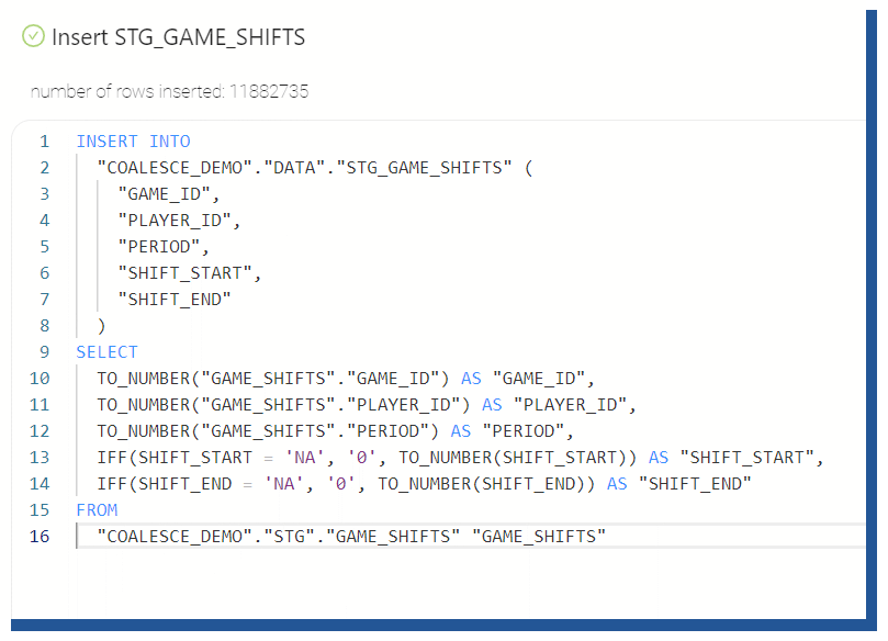 Hands-on test: Coalesce – Data Transformation Tool for Snowflake